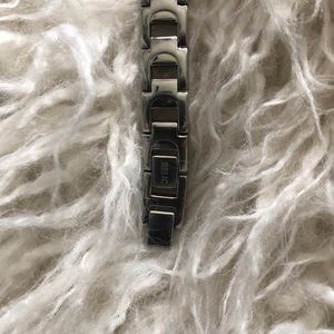 Relic | Accessories | Gorgeous Silver Watch With Pink Face | Poshmark